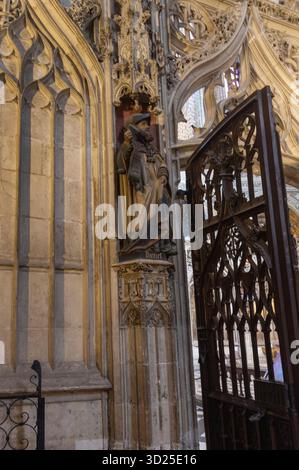 Statue of Saint Daniel in Cathédrale Sainte Cécile - Saint Cecilia ...