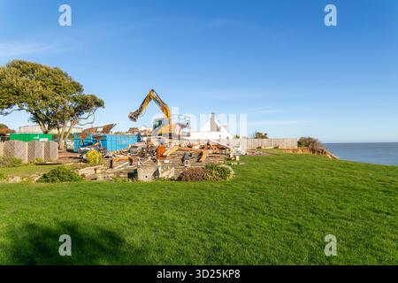 Demolition of Jean Flick's house, The Warren, Thorpeness, Suffolk ...