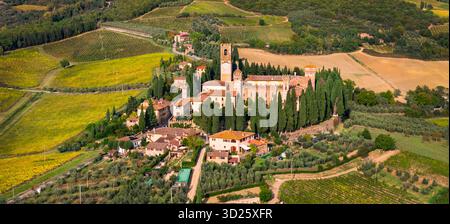 Vineyard, Chianti region, Tuscany, Italy Stock Photo - Alamy