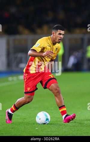 Danilo Veiga of US Lecce in action during the serie A match between US ...
