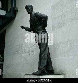 Orwell Monument at the BBC Stock Photo - Alamy