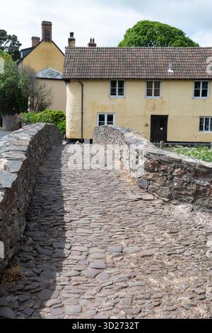 Photo of the Allerford packhorse bridge in Exmoor National Park Stock ...