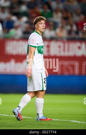 David Affengruber of Elche CF during the LaLiga EA Sports match between ...