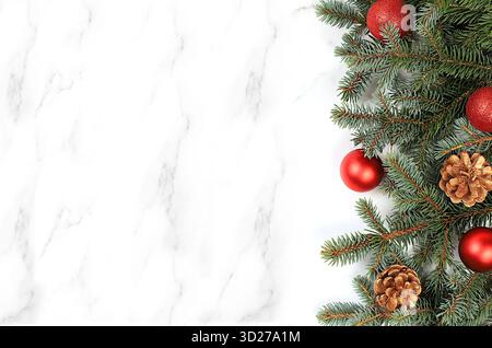 Christmas toys, Christmas decorations on a blue background Stock Photo ...