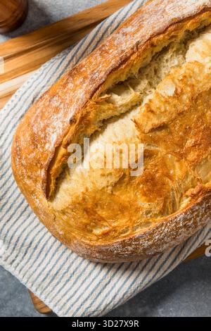 Homemade Rustic French Bread Loaf Ready to Eat Stock Photo - Alamy