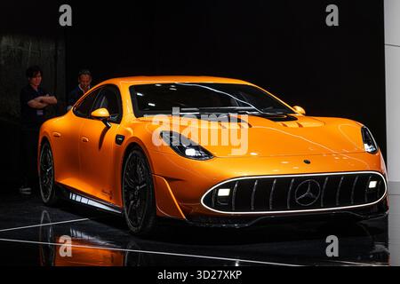Mercedes-Benz AMG GT XX concept on display at Japan Mobility Show 2025 ...