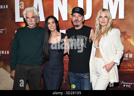 (L-R) Sam Elliott, Ali Larter and Billy Bob Thornton attend Paramount+ ...