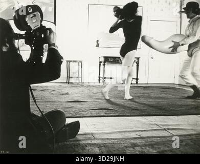 STANLEY KUBRICK and MALCOLM MCDOWELL in STANLEY KUBRICK'S A CLOCKWORK ...