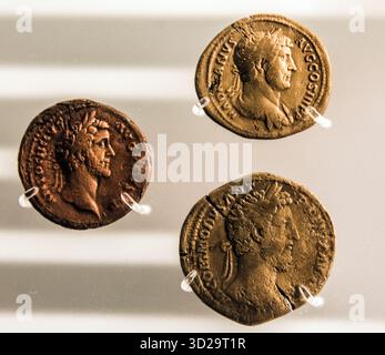 Coin of Marcus Aurelius, Emperor of Rome from Cyzicus. Ruler: Marcus ...