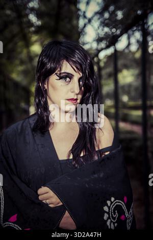 Young Japanese woman studio portrait Stock Photo - Alamy