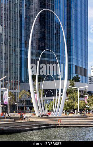Perth, WA, Australia - Spanda sculpture by Christian de Vietri across ...