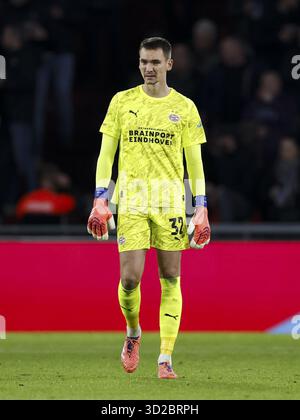 EINDHOVEN - PSV goalkeeper Matej Kuvar during the UEFA Champions League ...