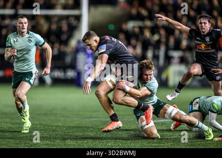 Leicester Tigers' Sam Williams in action during the Gallagher PREM ...