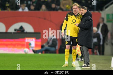 from left Julian Brandt (Dortmund), Adam Dzwigala Dortmund, January 17 ...