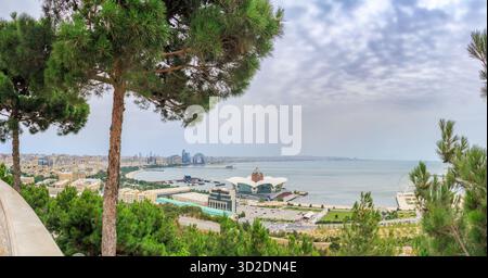 Aerial view of Baku city from the viewpoint Azerbaijan Stock Photo - Alamy