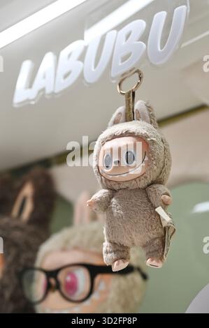 A general view showing the Labubu display at the POP MART store on ...