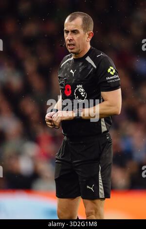 November 01, 2025 during the 1st half of the NCAA Football game between ...