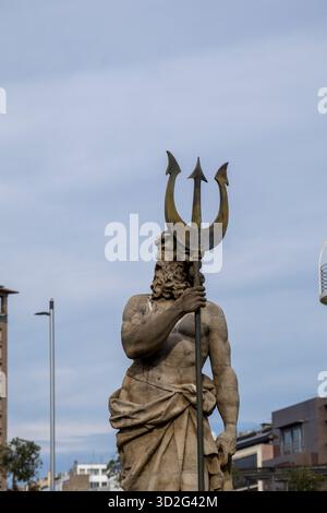 Ancient Neptune Statue Roman God Sculpture Capitoline Museum, Rome ...