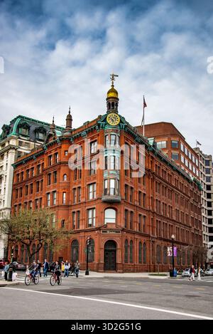 National Savings and Trust Company. Historic bank building located in ...