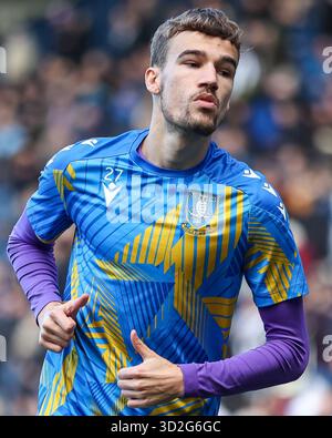 Reece Johnson of Sheffield Wednesday in action during the Sky Bet ...
