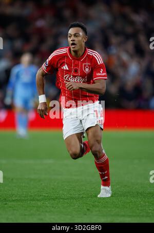 Nottingham Forest's Dan Ndoye during the Emirates FA Cup third round ...