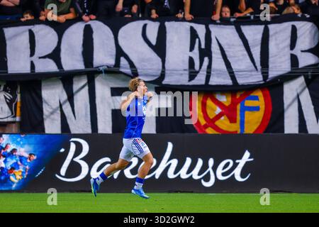Molde 20251101. Molde cheers after scoring by Oskar Spiten-Nysæter in ...