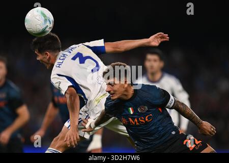 Alex Valle of Como 1907 in action during the Serie A Enilive match ...