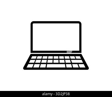 laptop computer portable device tech Stock Vector Image & Art - Alamy