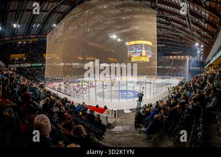 Bern, PostFinance Arena, NL: SC, USA. 16th Jan, 2026. Bern - HC Lugano ...
