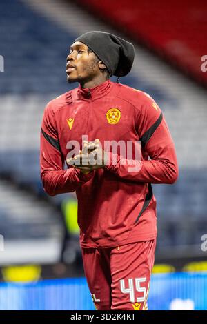 Emmanuel Longelo of Motherwell FC during the Scottish Premier League ...