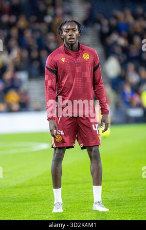 Emmanuel Longelo of Motherwell FC during the Scottish Premier League ...