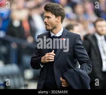 Rangers manager Danny Rohl on the touchline during the William Hill ...