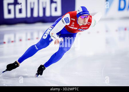 Kayo Vos of Team IKO X2O looks on after competing on the Men’s 1000m on ...