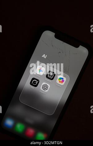 Smartphone screen displaying an apps concept Stock Photo - Alamy