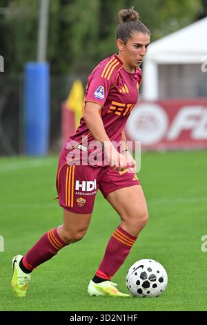 Valentina Bergamaschi of A.S. Roma Femminile celebrates after scoring ...