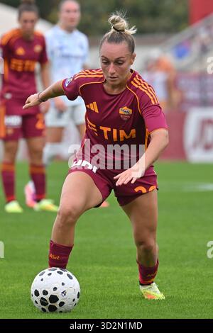 Giada Greggi of A.S. Roma Femminile is in action during the Women's ...