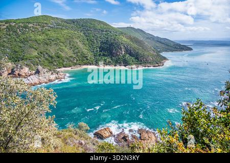 Beautiful views of the Knysna Lagoon from the viewpoint called Knysna ...