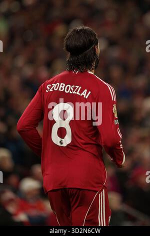 Dominik Szoboszlai of Liverpool is seen during the Premier League match ...