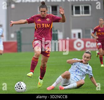 Valentina Bergamaschi of A.S. Roma Femminile celebrates after scoring ...