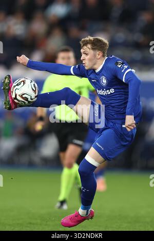 Gent's Max Dean pictured in action during the winter training camp of ...
