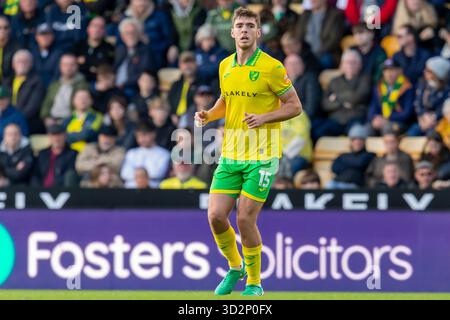 Ruairi McConville of Norwich City during the Sky Bet Championship match ...