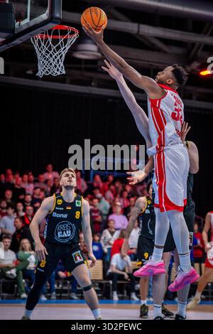 Lucas Mayer (Bozic Estriche Knights Kirchheim, #08) GER, Giessen46ers ...