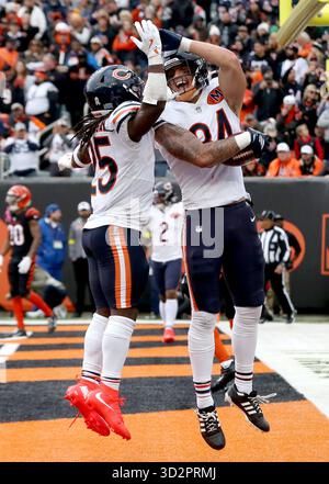 Chicago Bears tight end Colston Loveland (84) runs during an NFL ...