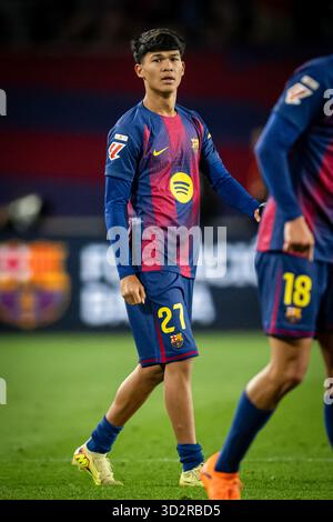 Dro Fernandez of FC Barcelona during the La Liga EA Sports match ...