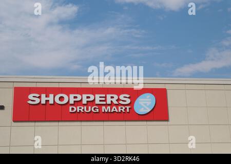 October 12 2025 - Calgary Alberta Canada - Shoppers Drug Mart store in ...