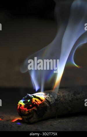 red-hot incense stick Stock Photo - Alamy
