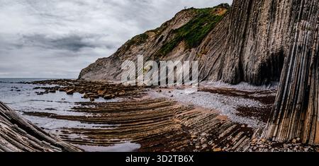 Panoramic view of Zumaia in the Basque Country Stock Photo - Alamy