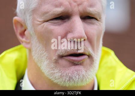 Armed Forces minister Al Carns speaking during an event at the STARK ...