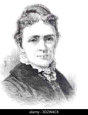 Lucretia Garfield, U.S. First Lady 1881 Stock Photo - Alamy