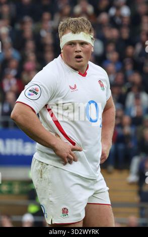 Fin Baxter of England during the Quilter Nations Series 2025 match ...